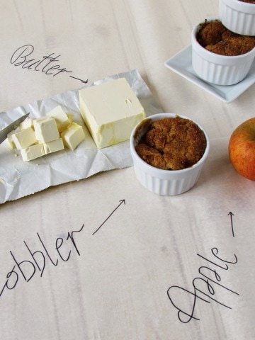 Ist ja schon wieder (fast) ein Jahr vorbei - Mini Apple Cobblers - Law ...